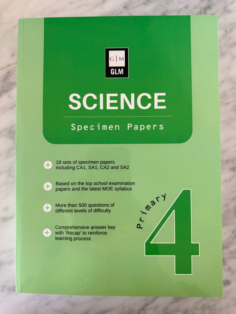 GLM Science: Primary 4 Science Specimen Papers, Hobbies & Toys, Books ...