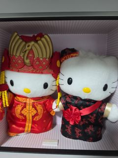 Hello Kitty Chinese Wedding Plush Toy Set, Hobbies & Toys, Toys & Games ...