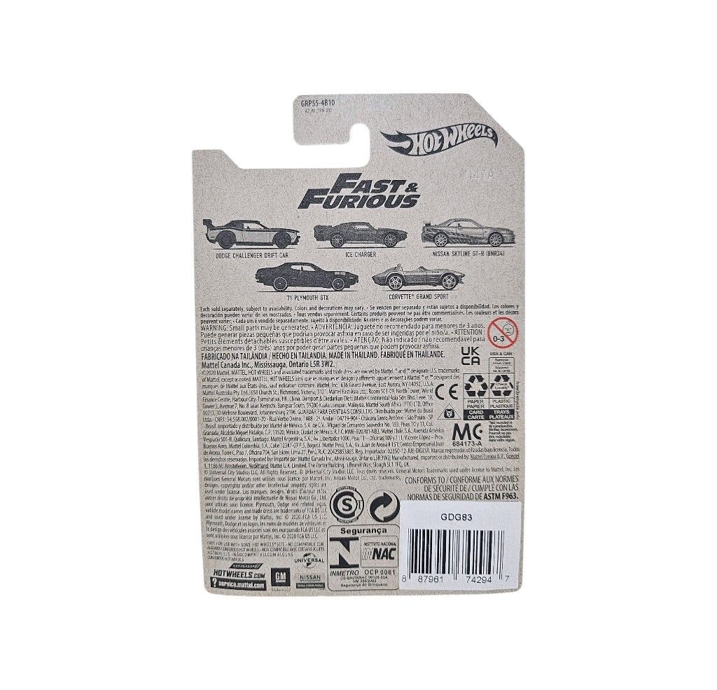 Hot Wheels Fast & Furious Ice Charger, Hobbies & Toys, Toys & Games on ...