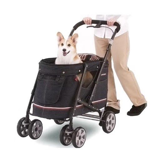 I Love Pets - Pet Stroller - DenimDesign, 寵物用品, 寵物家品及其他 - Carousell