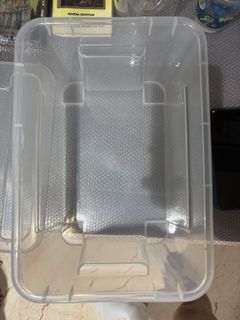 ikea Clear Plastic Storage Box, Furniture & Home Living, Home ...