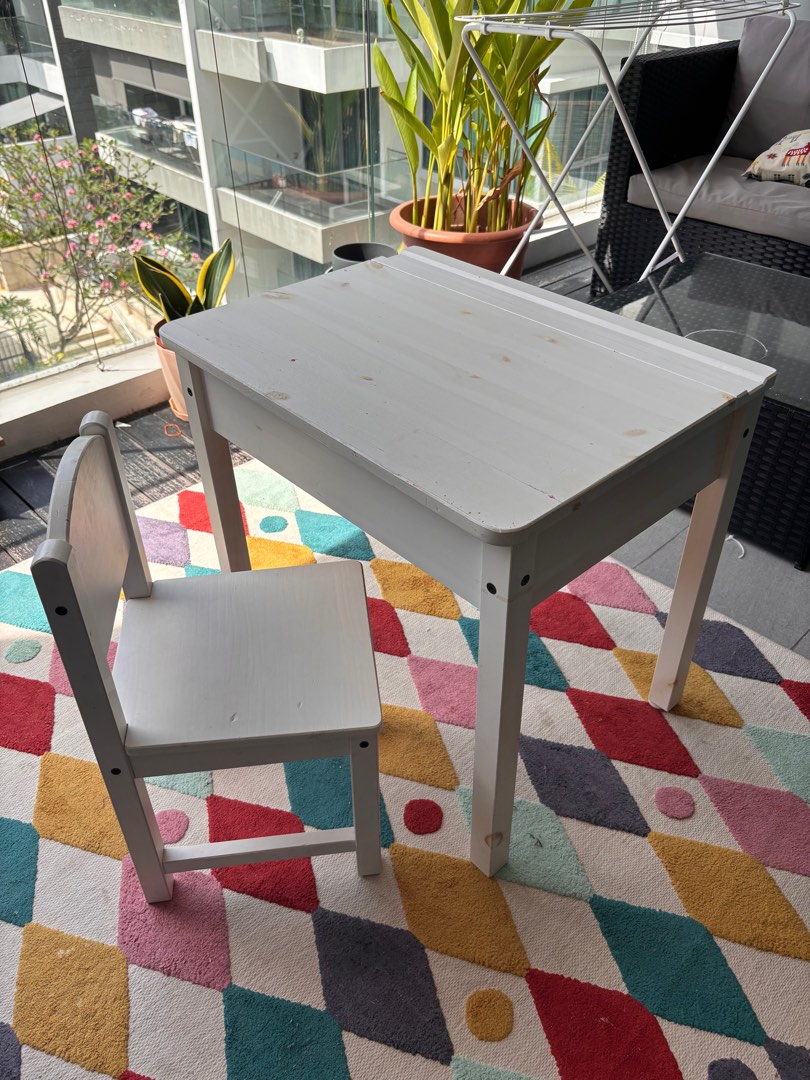 IKEA sundvik Table and Chair kids, Babies & Kids, Baby Nursery & Kids ...
