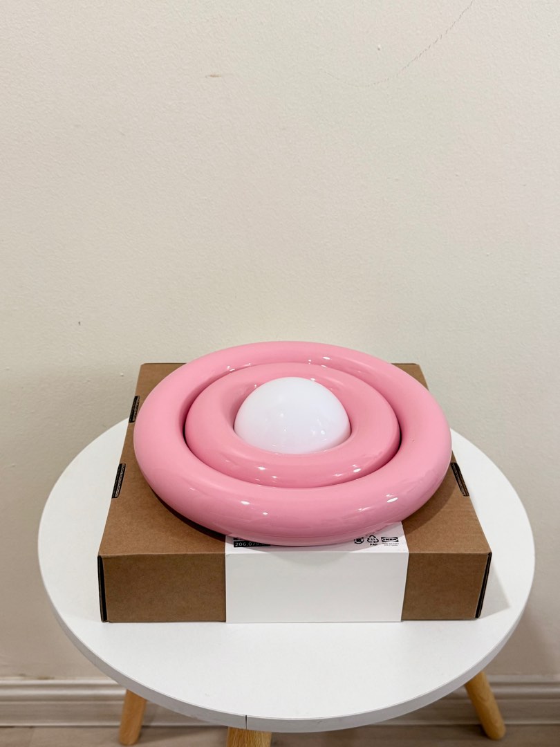 Ikea x Gustaf Westman Pink STRALA Light, Furniture & Home Living ...