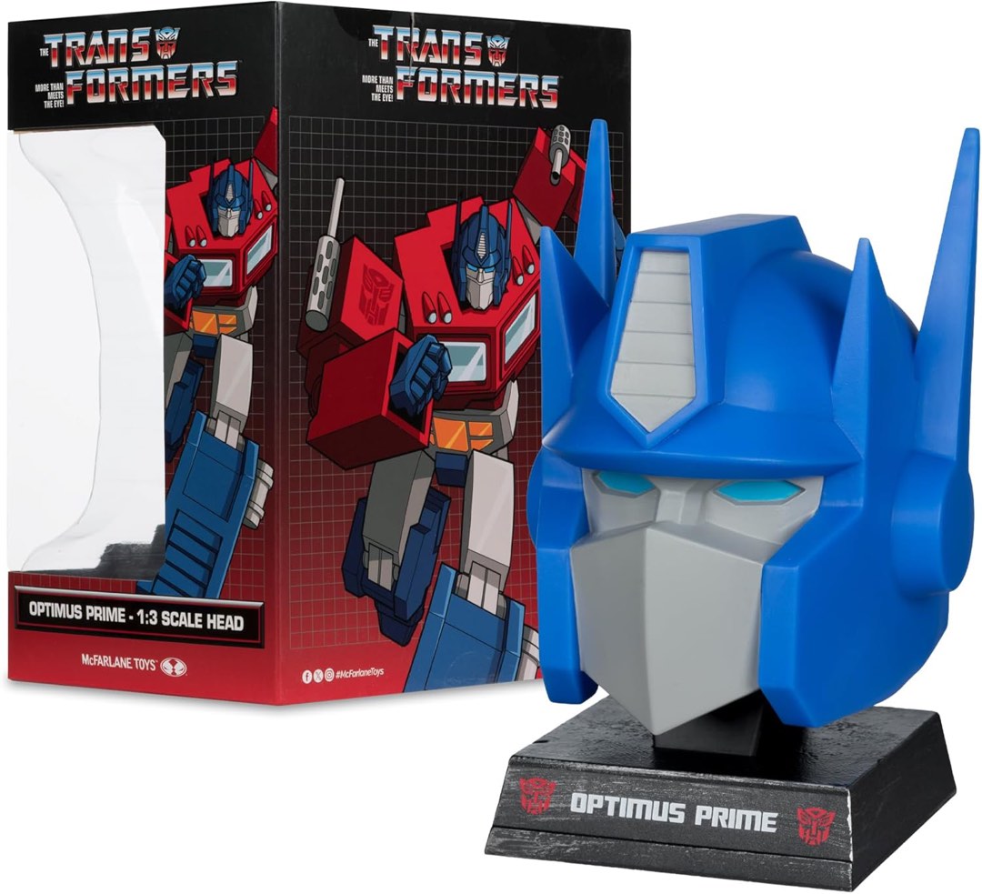 INCOMING‼️Mcfarlane TRANSFORMERS 1:3 scale HEAD BUST: OPTIMUS PRIME ...