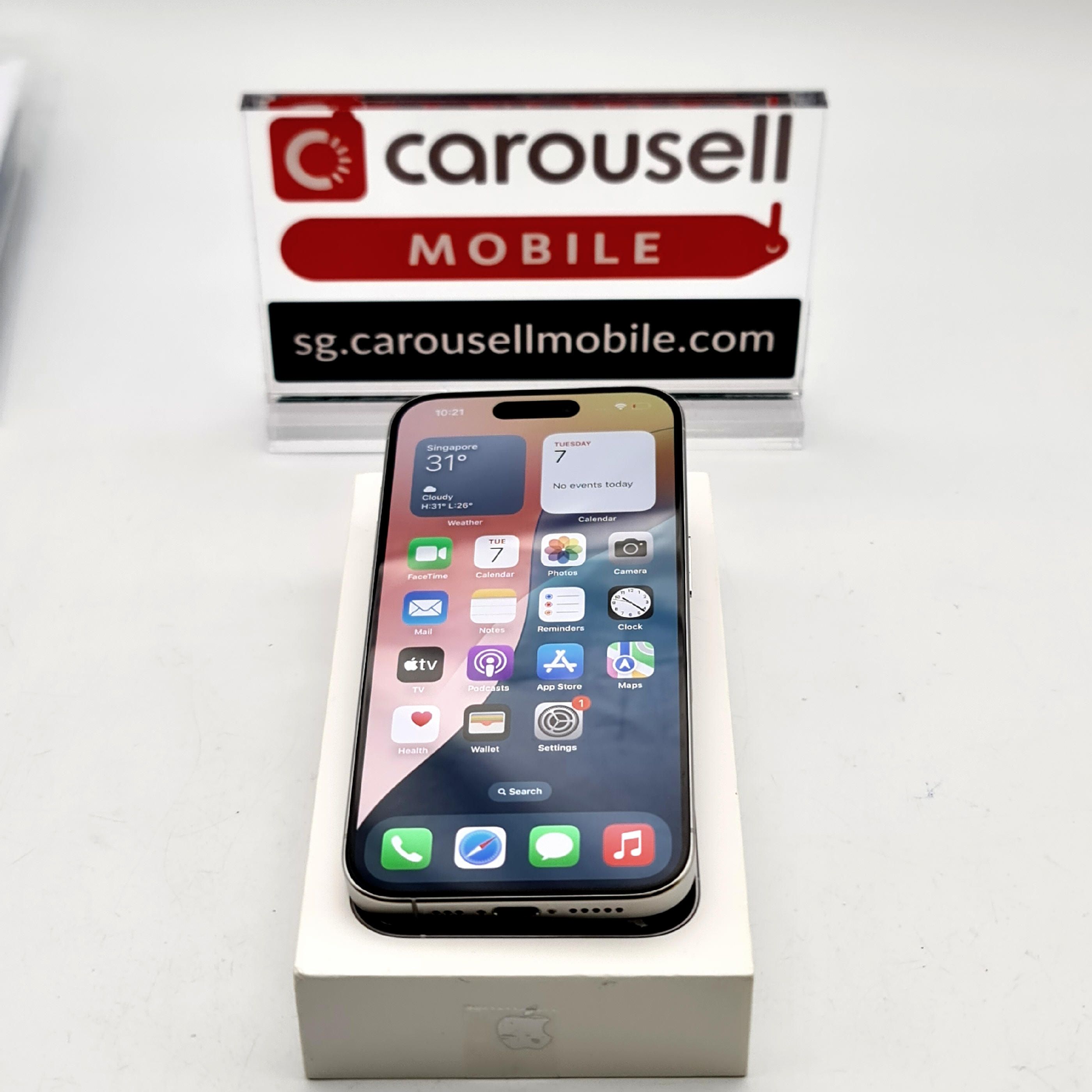 iPhone 15 Pro 1 TB White Titanium, Mobile Phones & Gadgets, Mobile ...