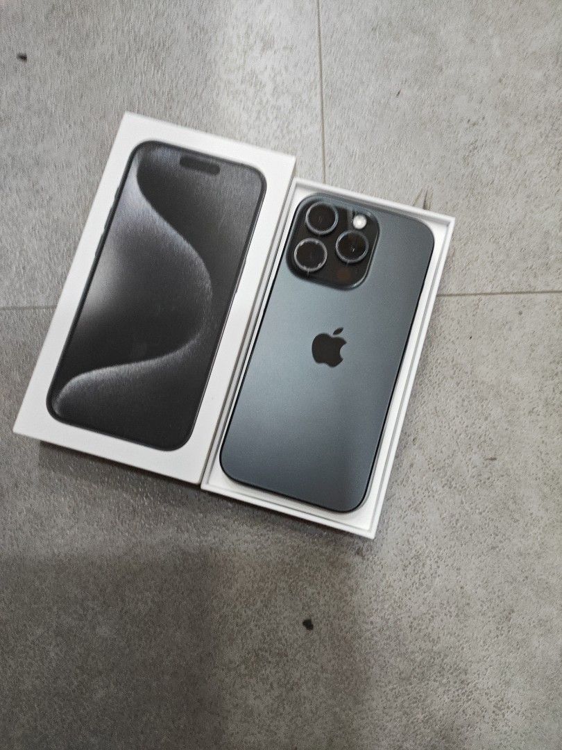 iPhone 15 Pro 256GB Black Titanium, Mobile Phones & Gadgets, Mobile ...