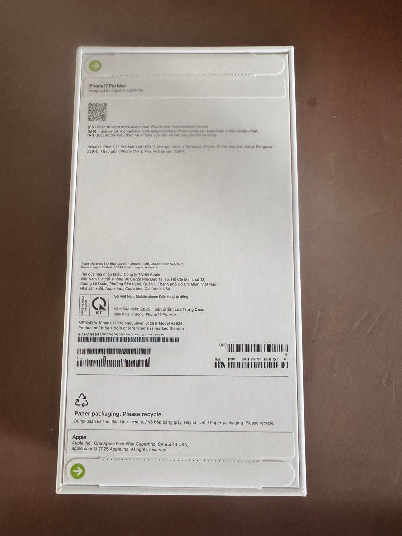 iPhone 17 Pro Max Silver 512GB, Mobile Phones & Gadgets, Mobile Phones ...