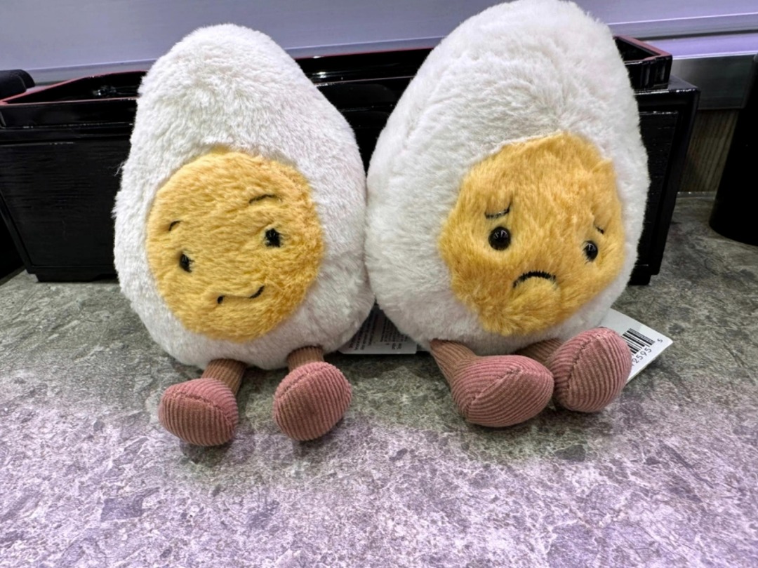 Jellycat Amuseable Fried Egg Plush Toy, Hobbies & Toys, Toys & Games on ...