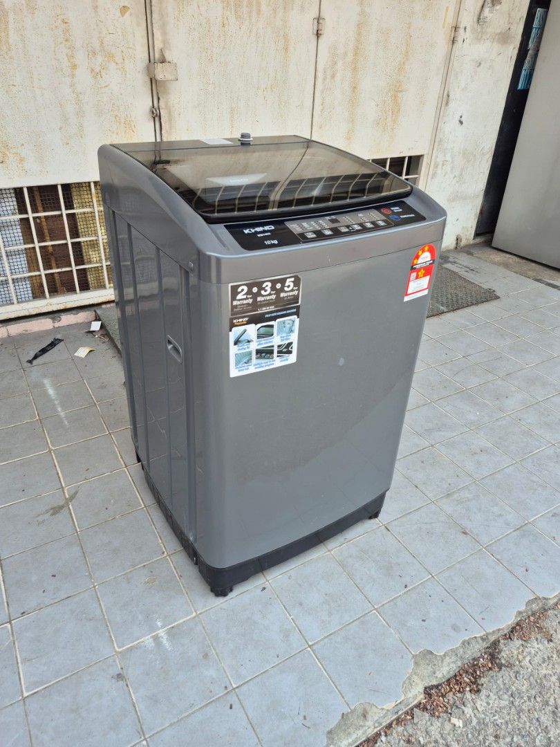 Khind 10kg Top Load Washing Machine mesin basuh lightly used second ...