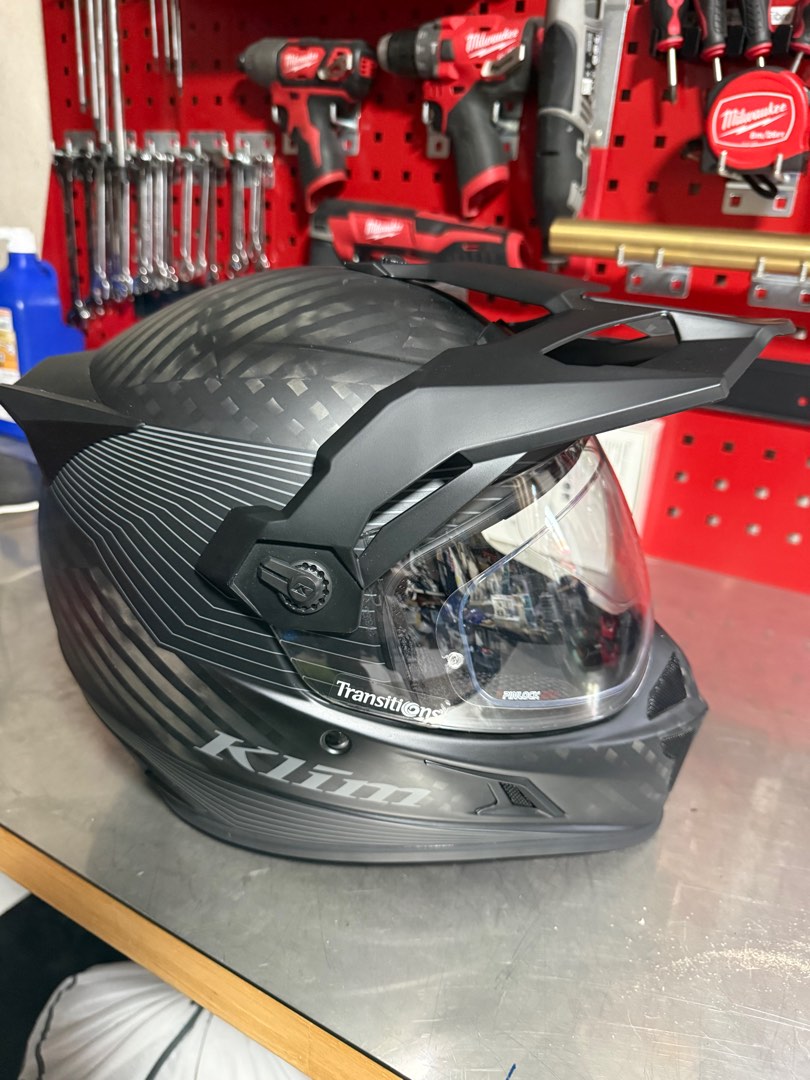 KLIM KRIOS Carbon Helmet, Motorcycles, Motorcycle Apparel on Carousell