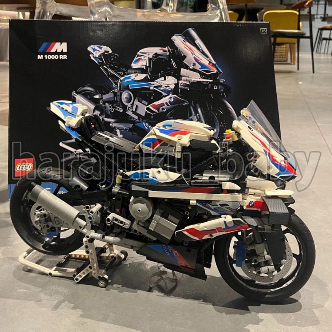 LEGO 1:5 Super Large BMW M1000RR Mechanical Bike Building Blocks Toy ...