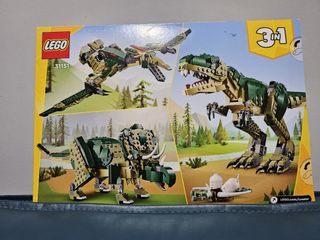 LEGO Creator Dinosaur T-Rex /Pterodactyl/Triceratops 3-in-1 Set 31058 ...