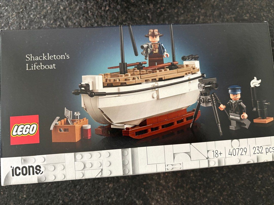 LEGO Icons 40729 Shackleton's Lifeboat Set, Hobbies & Toys, Toys ...