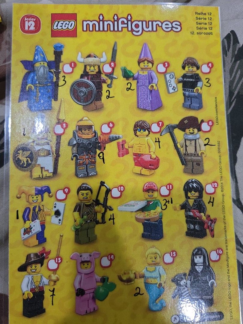 LEGO Minifigures Series 12, Hobbies & Toys, Toys & Games on Carousell