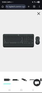 Logitech MK250 Compact Wireless Keyboard and Mouse Combo, Computers & Tech, Parts & Accessories ...