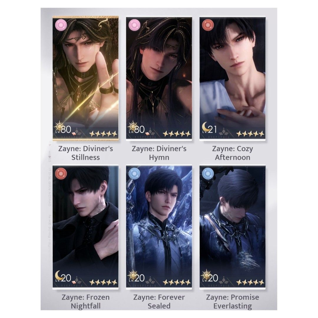 Love and Deepspace — ZAYNE FOCUS (Limited Solar Pair), Video Gaming ...