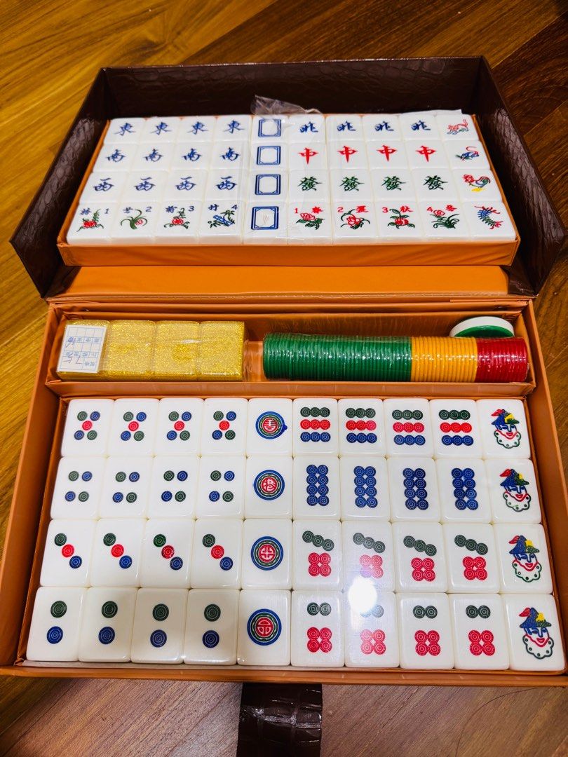 Mahjong Set - Complete Set 3-Player, Hobbies & Toys, Toys & Games on ...