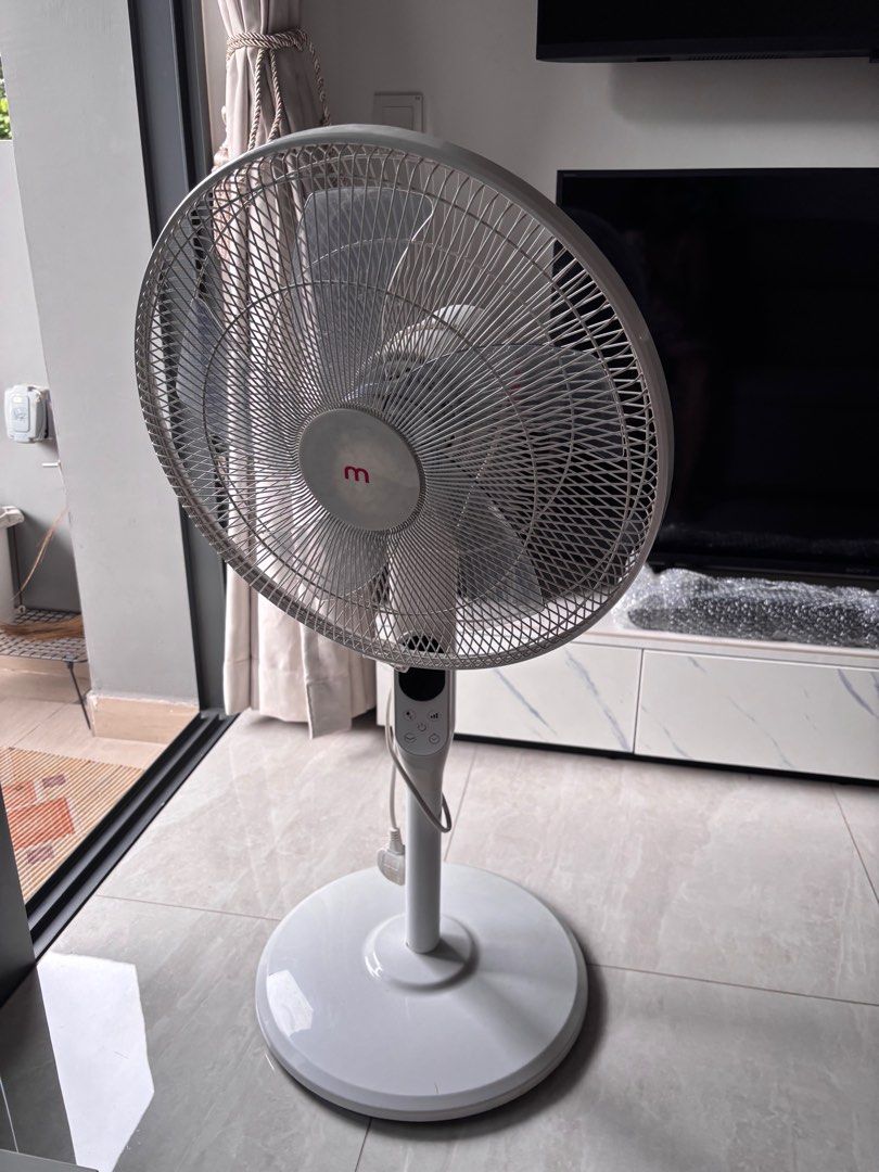 Mayer Stand Fan - White, Furniture & Home Living, Lighting & Fans, Fans ...