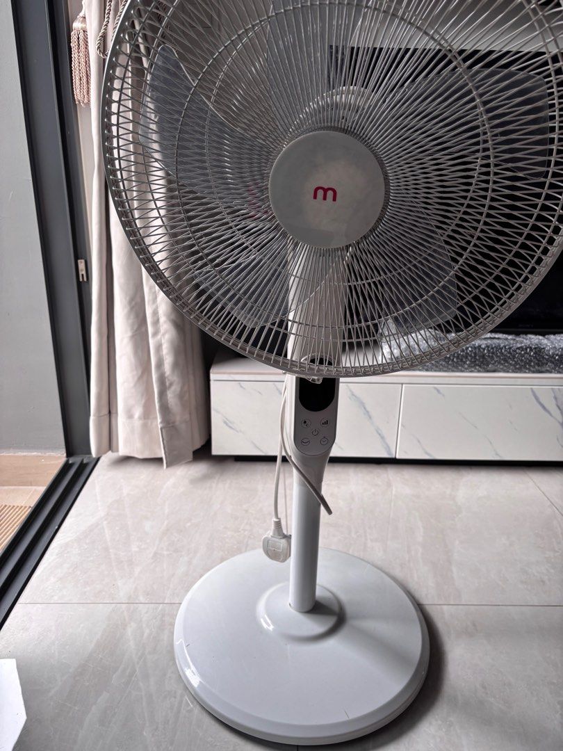 Mayer Stand Fan - White, Furniture & Home Living, Lighting & Fans, Fans ...