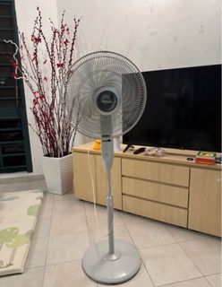 Mistral Stand Fan with Remote, Furniture & Home Living, Lighting & Fans ...