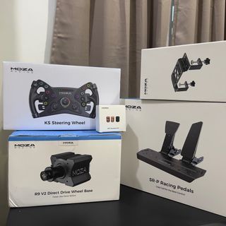 MOZA R9 Direct Drive Wheelbase Complete SIM Rig with monitor mount ...