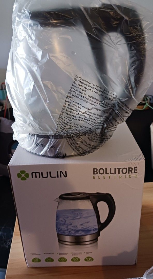 MULIN 電熱水壺 1.7L, 家庭電器, 廚房電器, 水壺 - Carousell