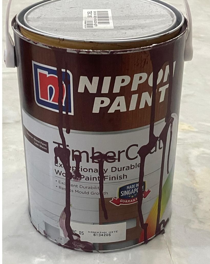 Nippon Paint TimberCoat Exterior Wood Paint - 5L ,, Furniture & Home ...
