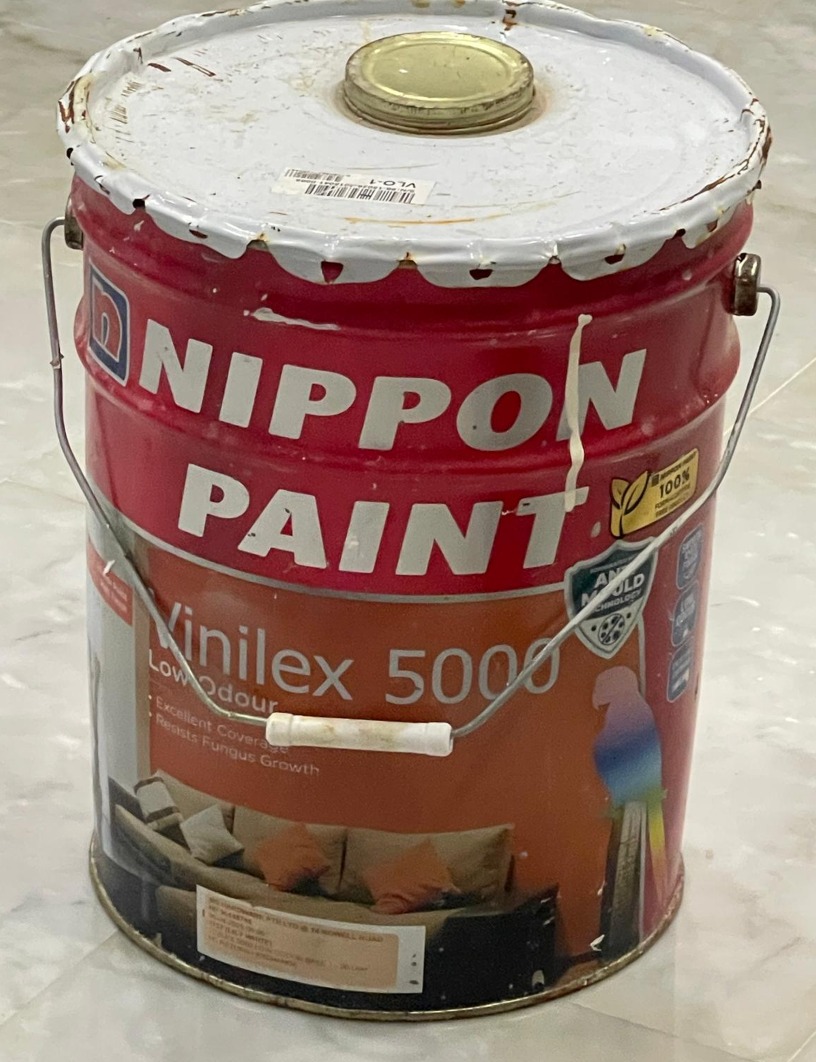 Nippon Paint Vinilex 5000 (Lily White) - Half Pail, Furniture & Home ...