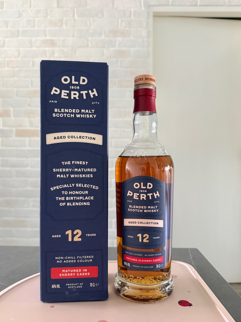 Old Perth 12 Year Old Blended Malt Scotch Whisky, Food & Drinks ...