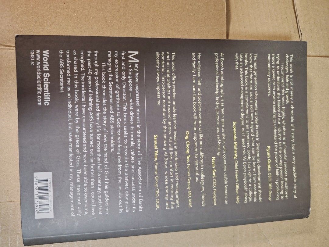 Ong Ai Boon: 40 Years as Director of The Association of Banks in ...