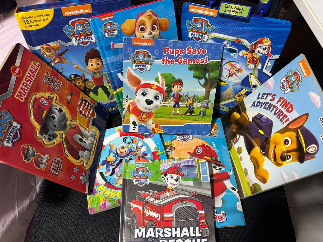 Paw Patrol Book Collection, Hobbies & Toys, Books & Magazines, Children ...