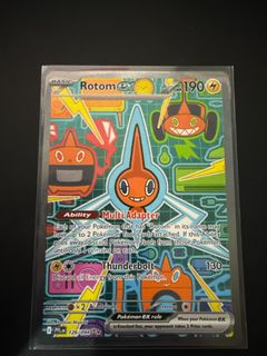Pokemon Phantasmal Flames Rotom EX SIR, Hobbies & Toys, Toys & Games on ...