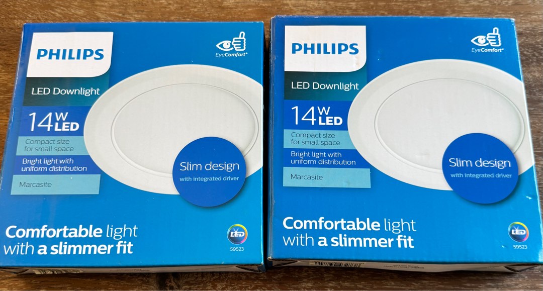 Philips LED Downlight 14W - New, Furniture & Home Living, Lighting ...