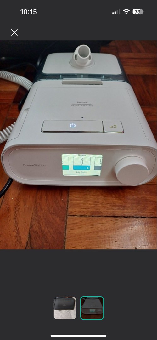 Phillips Respironics CPAP Machine, Health & Nutrition, Assistive ...