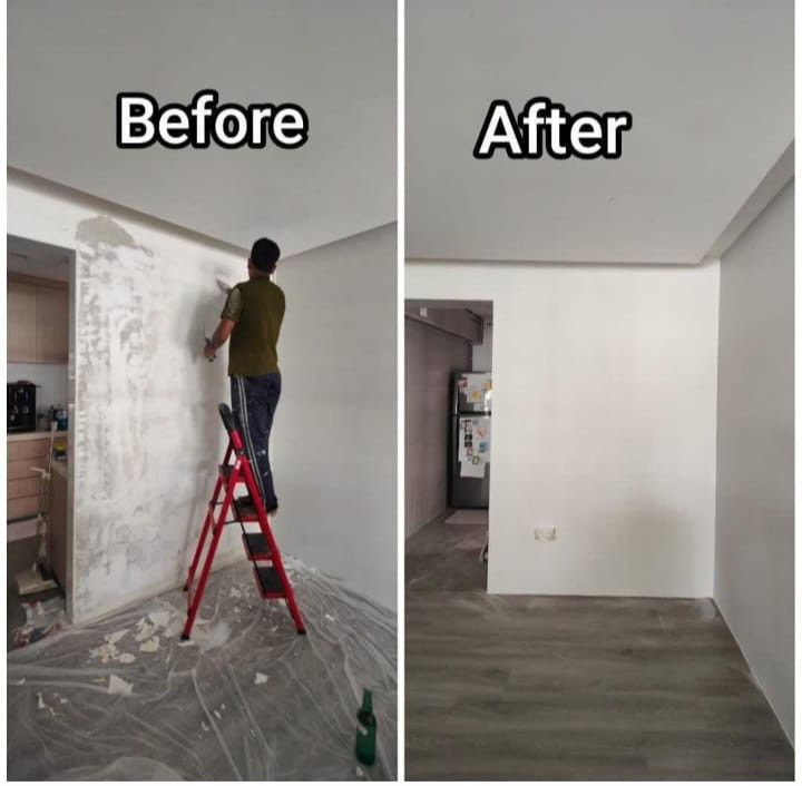 Plastering service,crack repair,holes patch up,touchup plaster, full ...