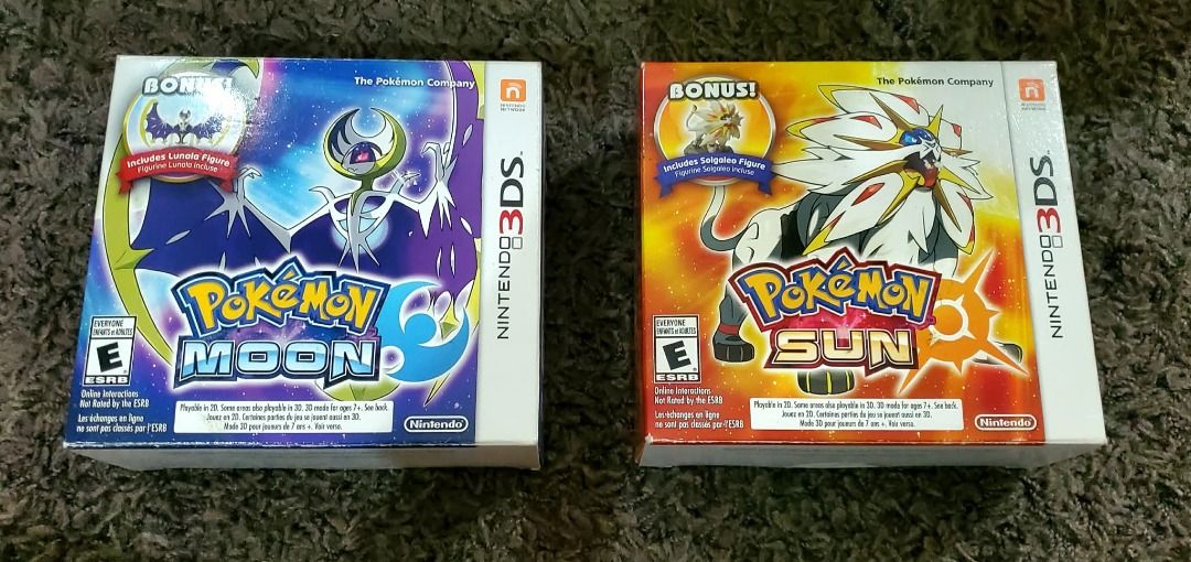 Pokemon Sun, Moon,(Walmart Exclusive) and Typing Adventure for Nintendo ...
