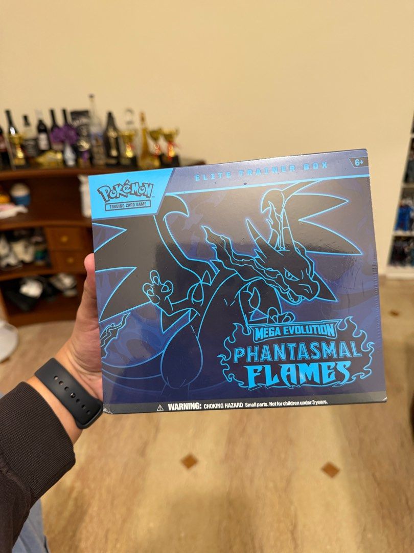 Pokemon TCG Mega Evolution Phantasmal Flames Elite Trainer Box, Hobbies ...