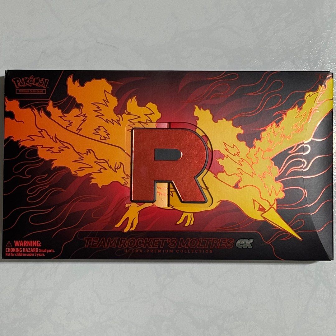 Pokemon Team Rocket's Moltres EX Premium Collection, Hobbies & Toys ...