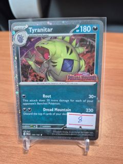 🦖 Illustration Rare | Tyranitar 222/193 | Paldea Evolved | English | JR ...