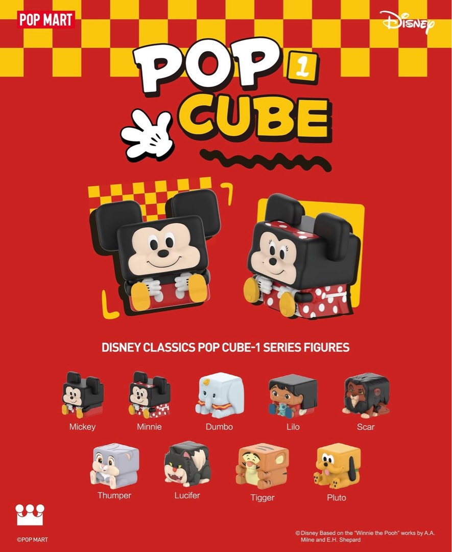 POPMART DISNEY POP CUBES, Hobbies & Toys, Toys & Games on Carousell