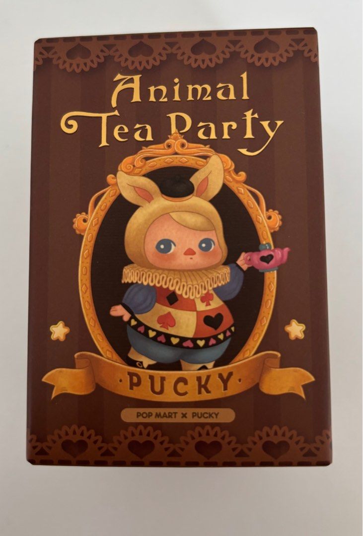 Popmart Pucky Animal Tea Party Blind Box - Pangolin Baby , Hobbies ...
