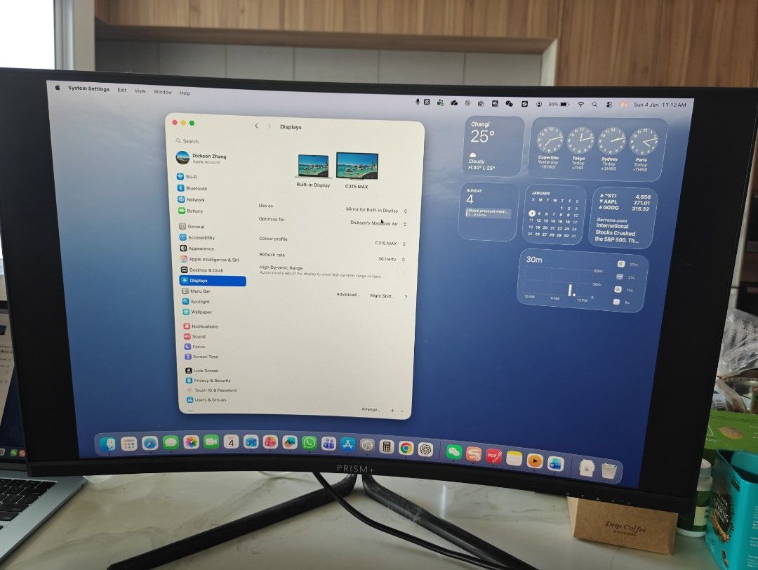 Prism+ C315 MAX 31.5" 4k Curved Monitor, Computers & Tech, Parts ...