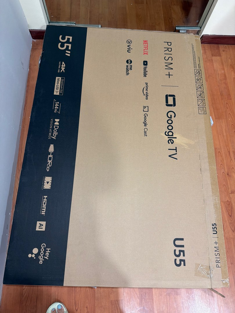 PRISM+ U55 55" 4K Google TV, TV & Home Appliances, TV & Entertainment ...