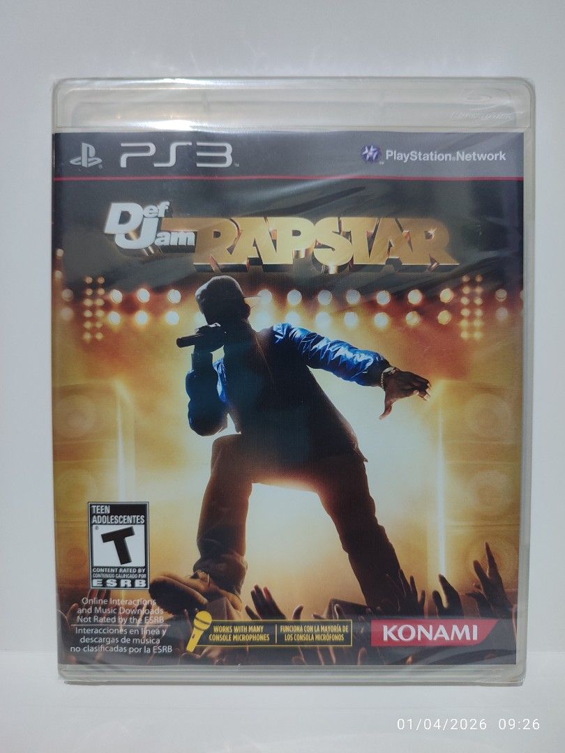 PS3 - Def Jam Rapstar (BRAND NEW) "R1", Video Gaming, Video Games ...