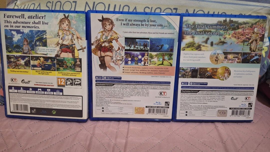 PS4/PS5 Atelier Ryza Trilogy Bundle, Video Gaming, Video Games ...