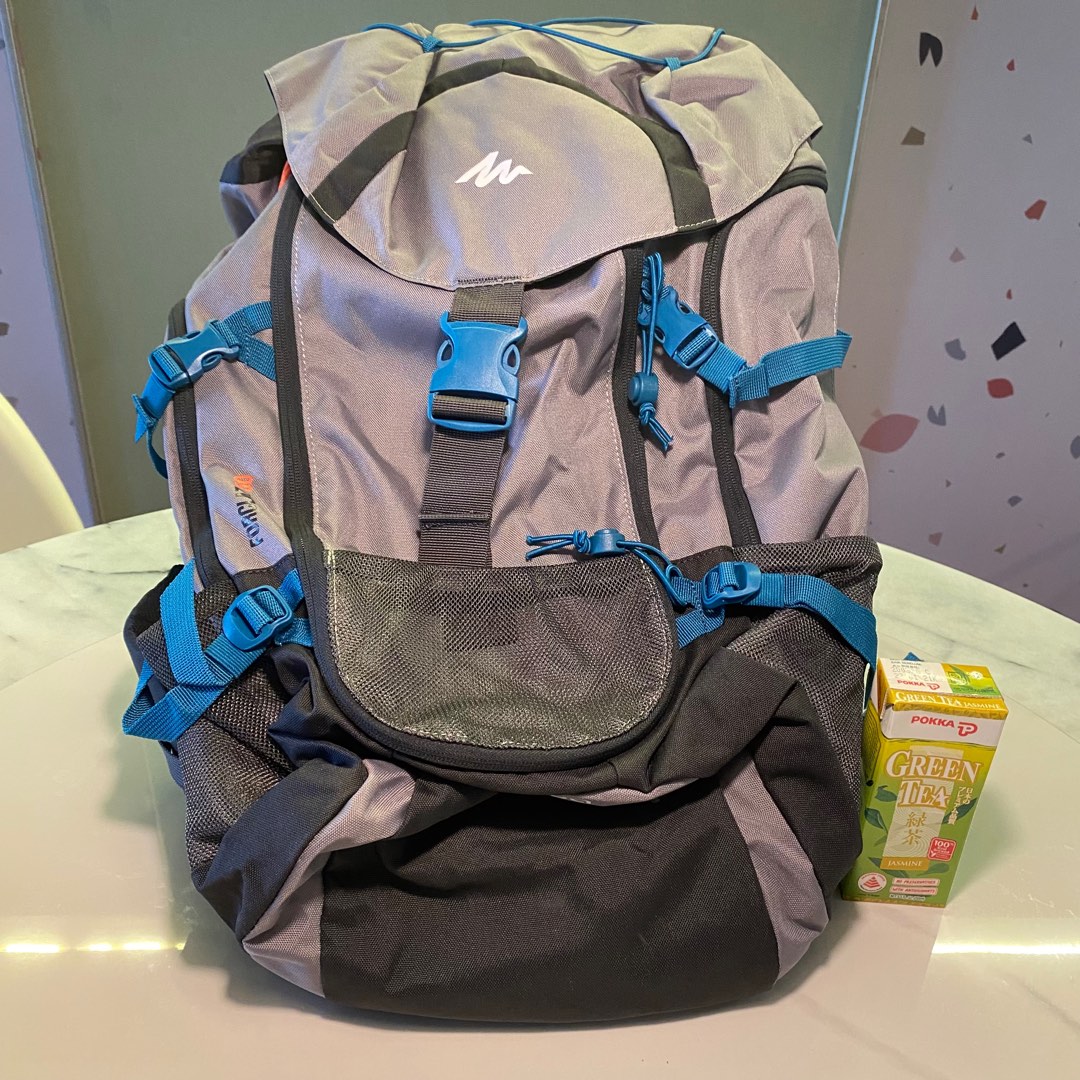 Quechua Forclaz 50L Backpack - Grey, Men's Fashion, Bags, Backpacks on ...