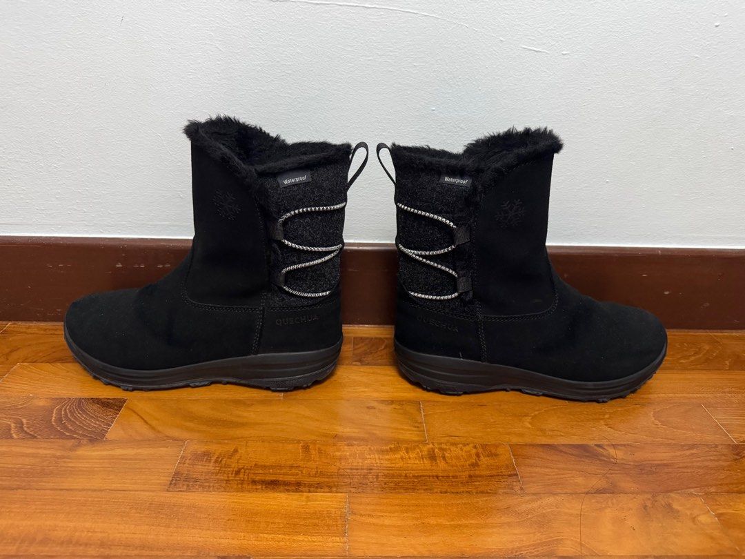 Quechua Waterproof Winter Boots - Size EU 38, Women's Fashion, Footwear ...