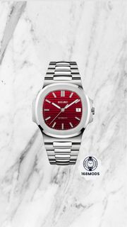 SEIKO MOD NAUTILUS GREEN, Men's Fashion, Watches & Accessories, Watches ...