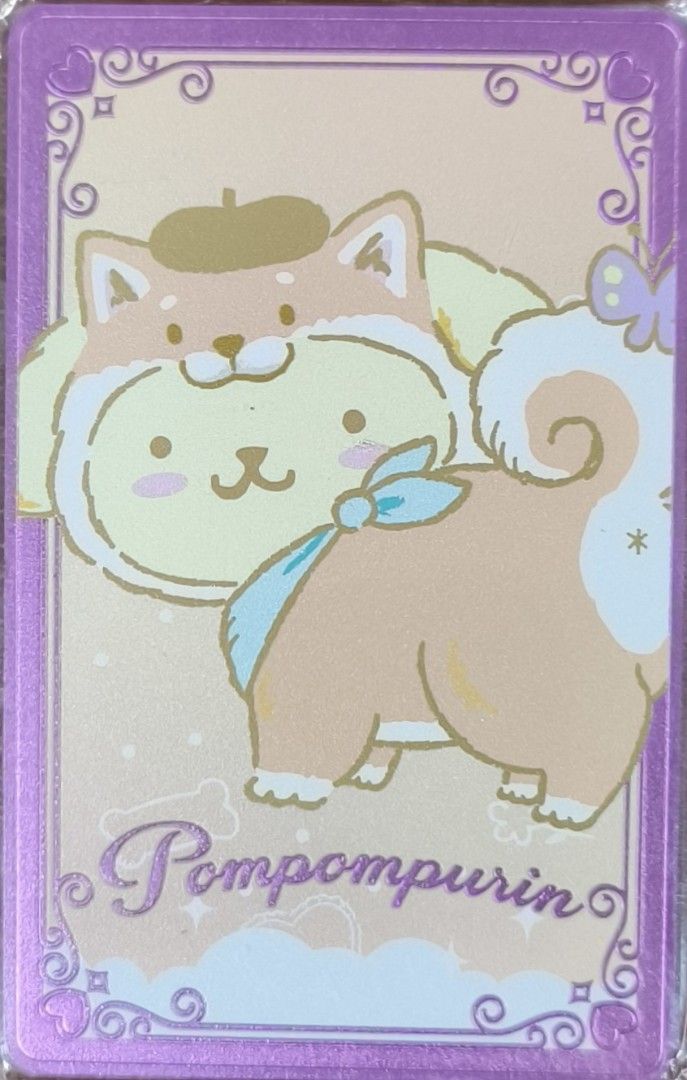 Sanrio Pompompurin Card, Hobbies & Toys, Toys & Games on Carousell