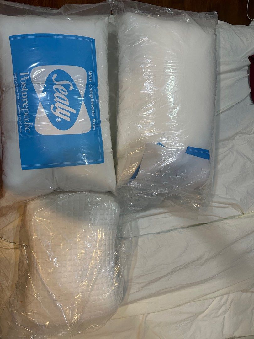 Sealy Posturepedic Pillows - Newish, Furniture & Home Living, Bedding ...